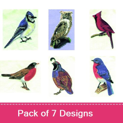 Bird Collection 1 Embroidery design pack by Balboa Threadworks ...