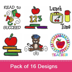 Teachers Have Class! Embroidery design pack by Concord Collections ...
