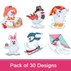 Holiday Pack 6 Embroidery design pack by Dakota Collectibles ...