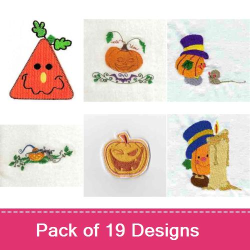 Fall Pumpkins Embroidery design pack by Daydream Designs ...