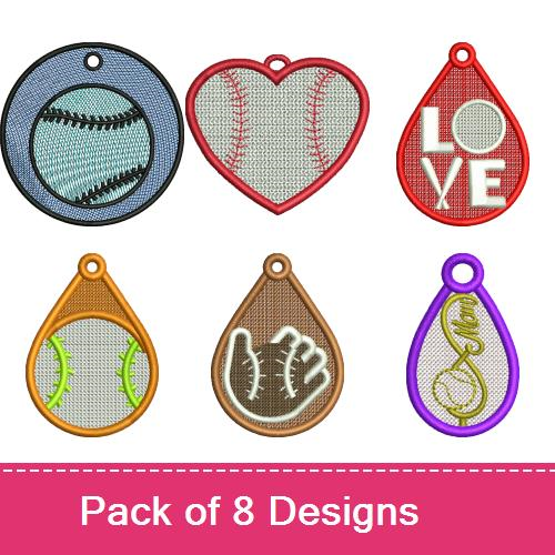FSL Batter Up! Embroidery design pack by FSL Studio | EmbroideryDesigns.com