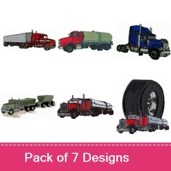 18 - Wheelers Embroidery design pack by Grand Slam Designs, Embroidery ...