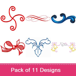 Pretty Embellishments Embroidery design pack by Grand Slam Designs ...