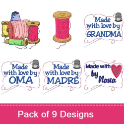Made With Love Embroidery design pack by Grand Slam Designs, Embroidery ...