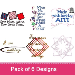 Sew Much Fabric Embroidery design pack by Grand Slam Designs ...