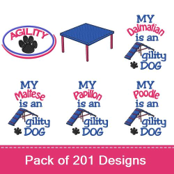 Agility Embroidery design pack by Grand Slam Designs ...