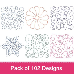 Stipple Embroidery design pack by Grand Slam Designs, Embroidery Packs ...