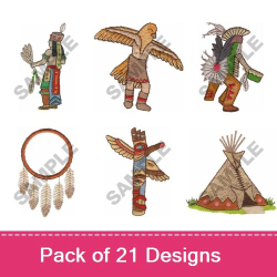 Native American Embroidery design pack by Great Notions, Embroidery ...