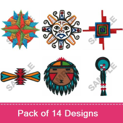 Southwestern Designs Embroidery design pack by Great Notions ...
