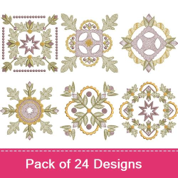 Baltimore Quilt Blocks Embroidery design pack by Kinship Kreations ...