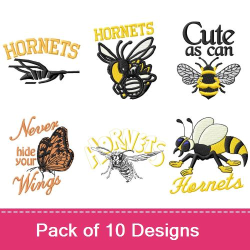 Beasts & Beuties Embroidery design pack by MA Designs, Embroidery Packs ...