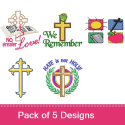 Religious Crosses Embroidery design pack by MA Designs ...