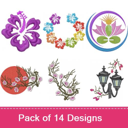 Floral Bouquets & Decorations Embroidery design pack by Machine ...