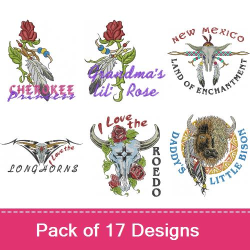 I Love Rodeo Embroidery design pack by Machine Embroidery Designs ...
