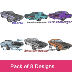 Awesome Hot Rods Embroidery design pack by Machine Embroidery Designs ...