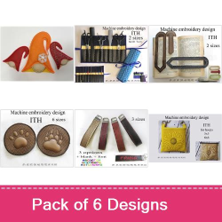 ITH Accessory Bundle Embroidery design pack by ITH Boutique, Embroidery ...