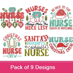 Nurses Embroidery design pack by Mira Embroidery, Embroidery Packs on ...