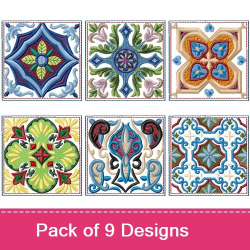Blocks Embroidery design pack by Needle Noodle Embroidery, Embroidery ...