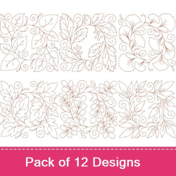 DPCOFLF001 Embroidery design pack by Pat Williams, Embroidery Packs on ...