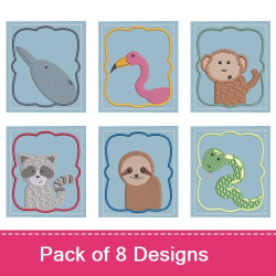 Memory Game Pieces Embroidery design pack by Pat Williams, Embroidery ...