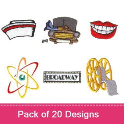 Occupational 2 Embroidery design pack by Pinnacle Embroidery Patterns ...