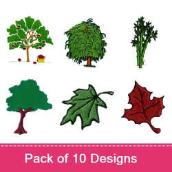 Deciduous Tree Pack 1 Embroidery design pack by Pinnacle Embroidery ...