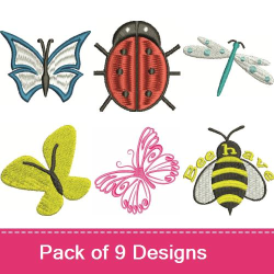 Bugs, Bugs, Bugs! Embroidery design pack by Satin Stitch, Embroidery ...