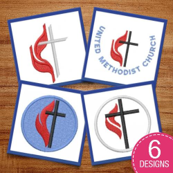 Ame Church Symbols Embroidery Designs
