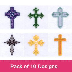 Decorative Crosses Embroidery design pack by Starbird Inc ...