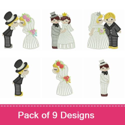 FSL Wedding Embroidery design pack by Sweet Heirloom, Embroidery Packs ...