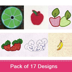 Fruity Fun Embroidery design pack by Twilight Firefly Designs ...