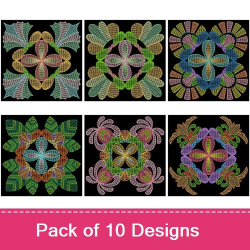Artistic Quilts Embroidery design pack by Wind Bell Embroidery ...