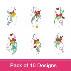 Christmas Delight Embroidery design pack by Wind Bell Embroidery ...