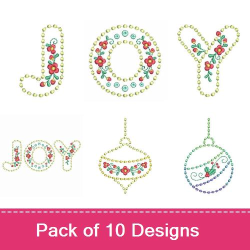 Candlewicking Christmas Embroidery design pack by Wind Bell Embroidery ...