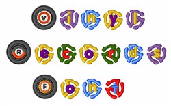 Vinyl Records Font by Ann The Gran on EmbroideryDesigns.com ...