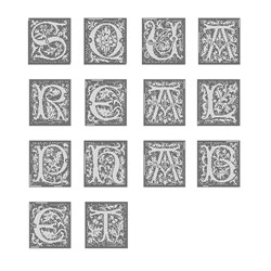 Square Alphabet by Ann The Gran on EmbroideryDesigns.com ...