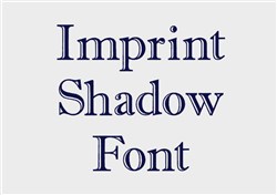 Imprint Shadow Font by Artsy Knots on EmbroideryDesigns.com ...