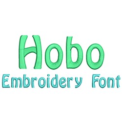 Hobo Font by Artsy Knots on EmbroideryDesigns.com | EmbroideryDesigns.com