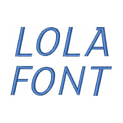 Lola Font by Concord Collections on EmbroideryDesigns.com ...