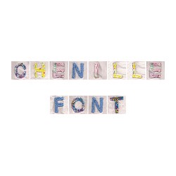 Chenille Font by Daydream Designs on EmbroideryDesigns.com ...
