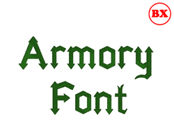 Armory Font Embrilliance by Easy Embroidery on EmbroideryDesigns.com ...