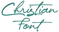 Christian Font by Easy Embroidery on EmbroideryDesigns.com ...