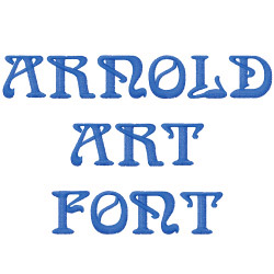 Arnold by Embroidery Patterns Home Format Fonts on EmbroideryDesigns ...