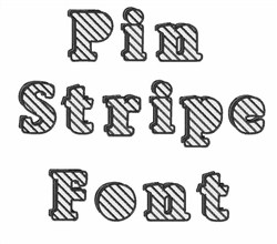 Pin Stripe Fon by Embroidery Patterns on EmbroideryDesigns.com ...