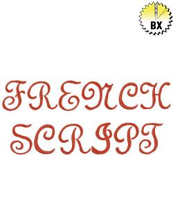 French Script Font