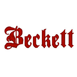 Beckett by Fireside Threads Home Format Fonts on EmbroideryDesigns.com ...