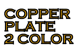 Copperplate 2 Color by Fireside Threads on EmbroideryDesigns.com ...