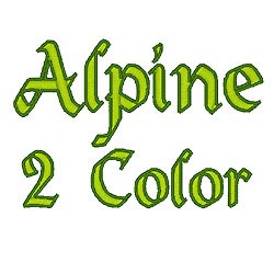 Alpine 2 Color by Fireside Threads on EmbroideryDesigns.com ...