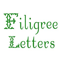 Filigree Font by Foxy Ladybug Designs on EmbroideryDesigns.com ...