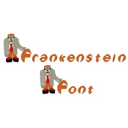 Frankenstein Font by Foxy Ladybug Designs on EmbroideryDesigns.com ...
